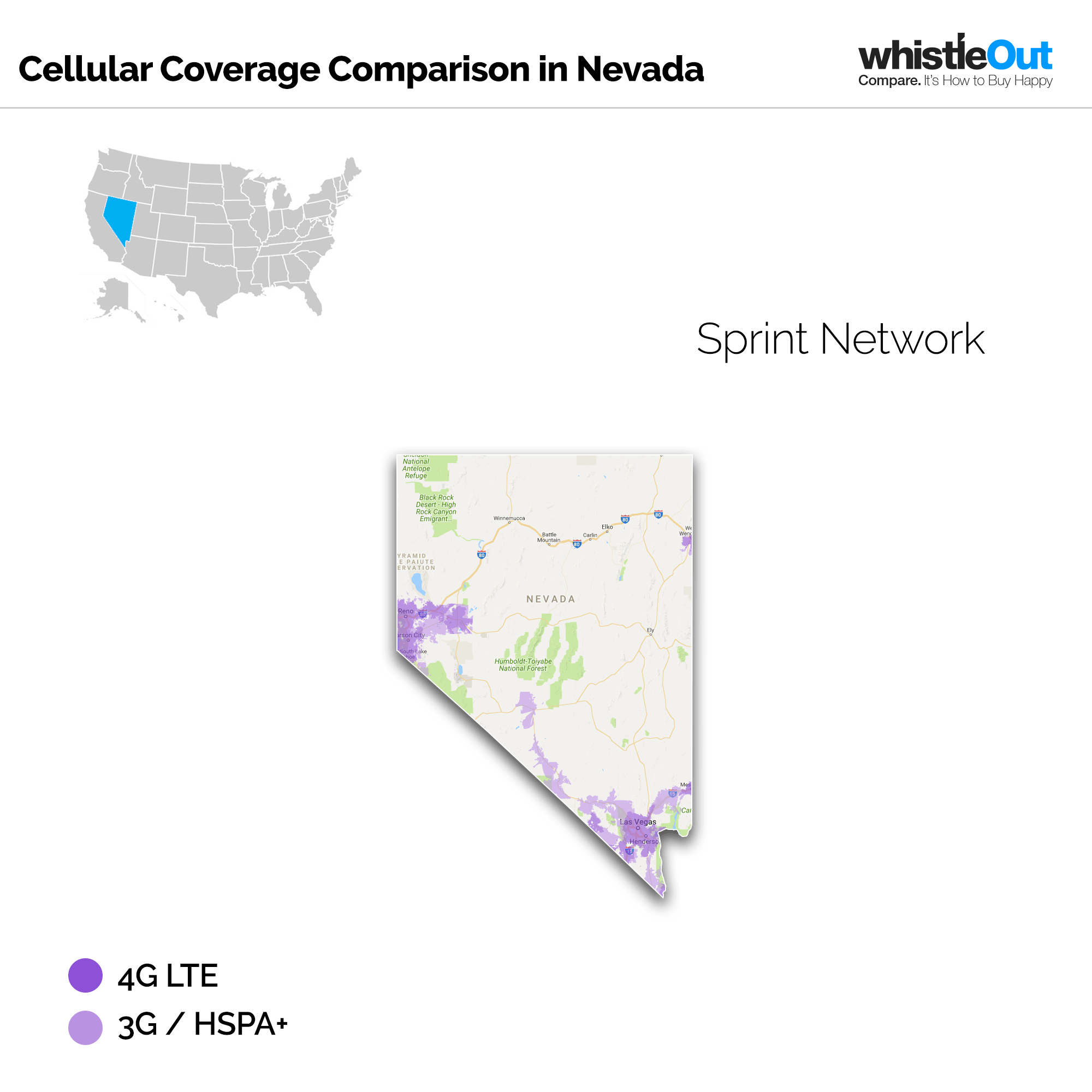 Best Cell Phone Coverage in Nevada | WhistleOut