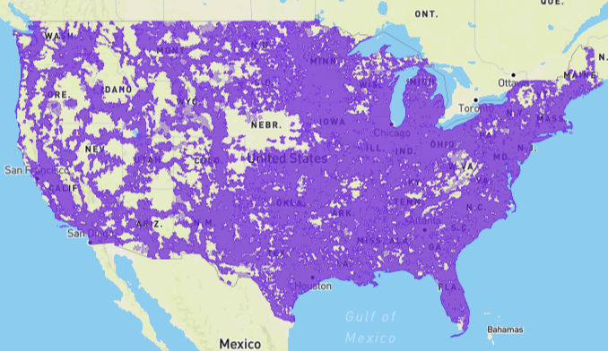 Cox Mobile Coverage Map | WhistleOut