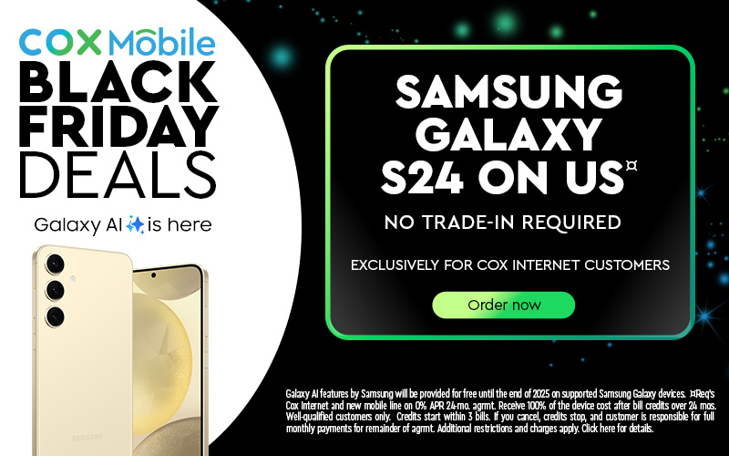 Cox Mobile Black Friday and Holiday Deals | WhistleOut