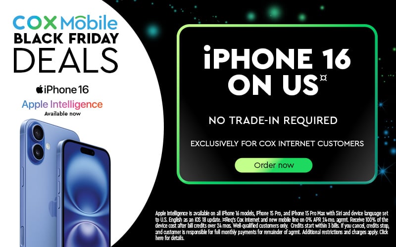 Cox Mobile Black Friday and Holiday Deals | WhistleOut