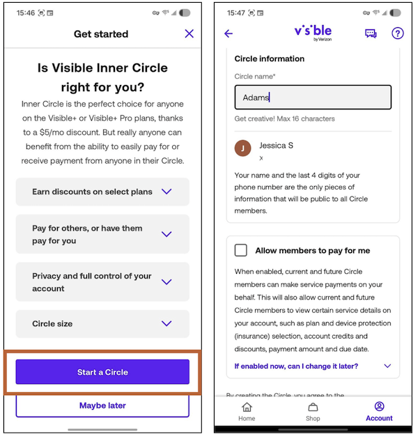 Does Visible Offer a Family Plan? Visible Inner Circle Explained ...