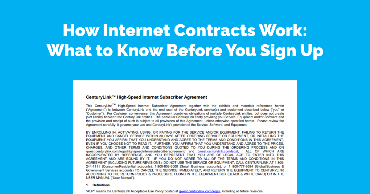 How Internet Contracts Work (And What to Watch For Before You Sign ...
